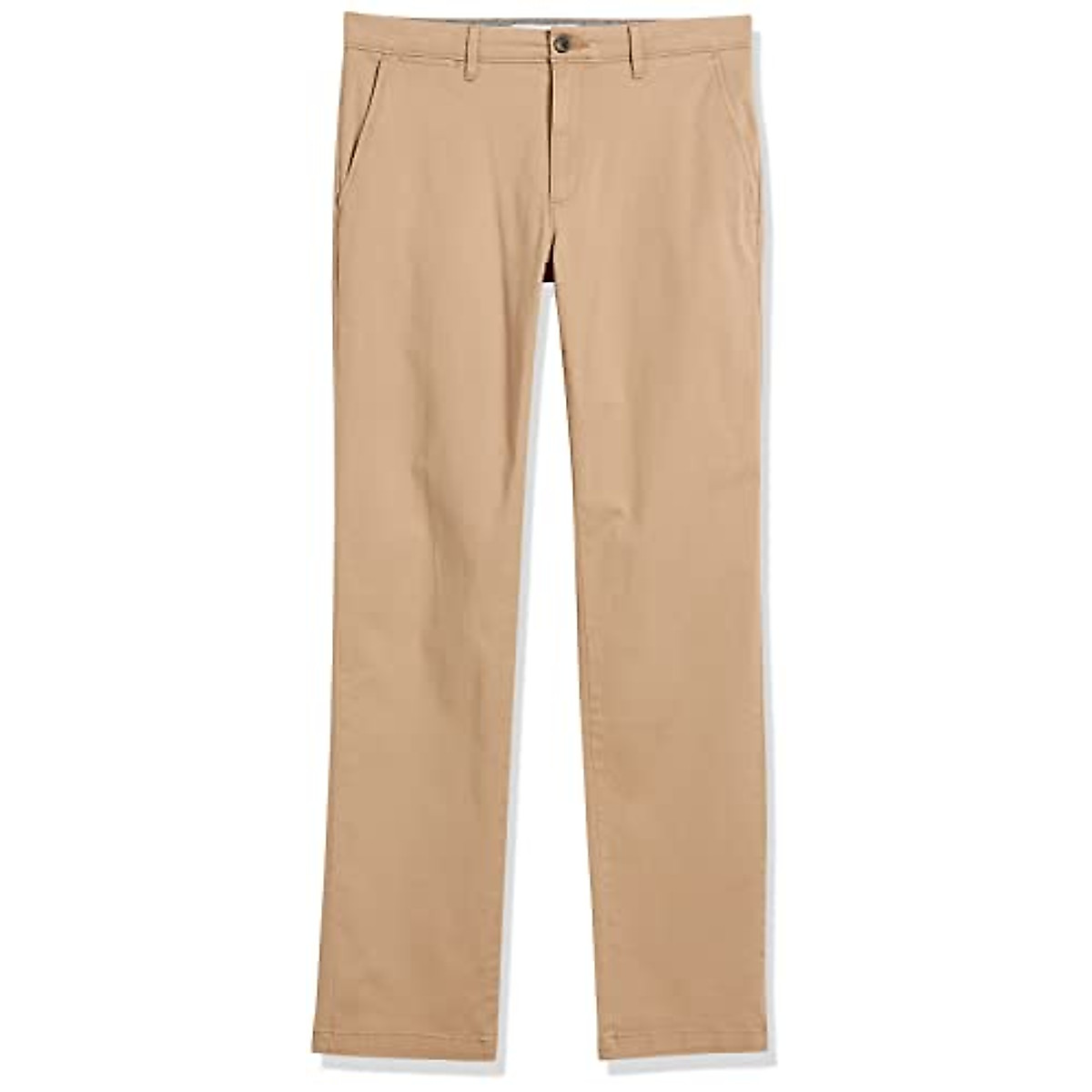 Amazon Essentials Men's Slim-Fit Casual Stretch Khaki Pant, Dark Khaki Brown, 36W x 34L