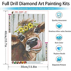 GemZono Diamond Painting Kits for Adults DIY 5D Diamond Art Paint with Round Diamonds Art Painting Kit for Home Wall Decor Gifts(12x16inch/30×40cm)