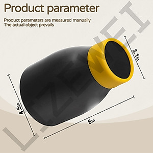 LIZEWEI Car Drying Nozzle for DEWALT 20V MAX XR Leaf Blower DCBL722B DCBL722P1, 8" Long (Easy Installation)