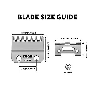 KBDS Professional Replacement Clipper Blades,Precision 2 Holes Adjustable Hair Clipper Parts Blade for Wahl Clippers,Wahl 5-Star Senior, Magic Clip, Reflections Senior