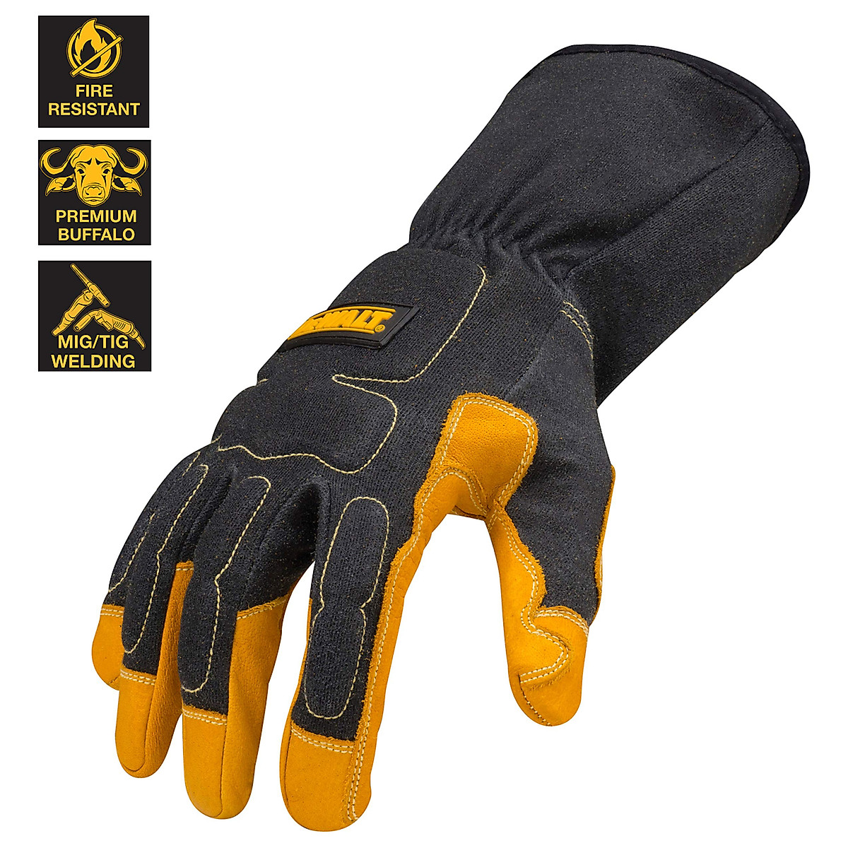 DEWALT Premium MIG/TIG Welding Gloves, Gauntlet-Style Cuff, X-Large