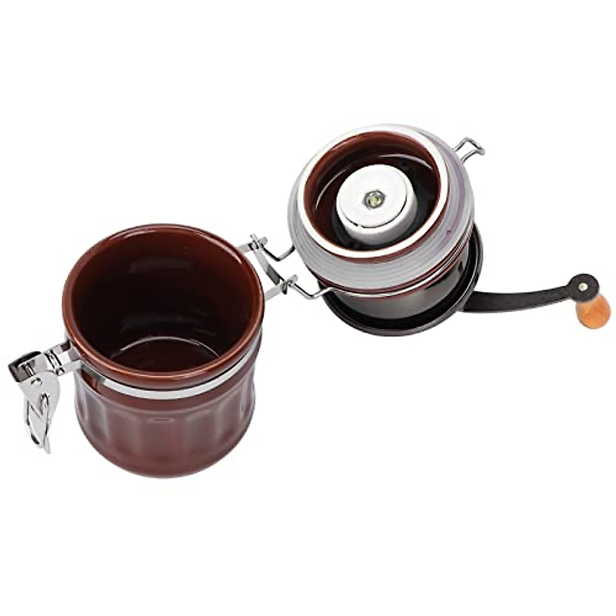 Manual Coffee Grinder with Ceramic Burr for Beans, Espresso, And Spices, Manual Coffee Bean Grinder with Adjustable Conical, Burr Grinder, Espresso Grinder Grain Mill