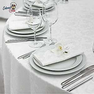 Colonel Cook✮✮ - Crumb Sweeper - Stainless Steel Waiter's Table Scraper with Storage Clip Holder - Food Remover, Cleaner, Scooper for Restaurant, Small Desk Cleaning Tool