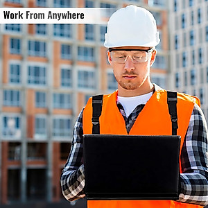 Walking Desk Mobile Laptop Desk, Hands Free Wearable Desk Mobile Laptop Harness, Standing Desk Walking Desk for Clipboard or 13" Laptop