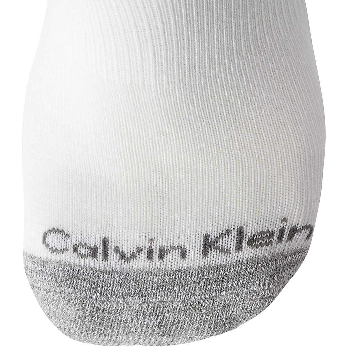 Calvin Klein Men's Quarter Socks - 6 Pack Soft Cushioned Athletic Ankle Socks for Men - Breathable Men's Sports Socks, Size 7-12, White Assorted