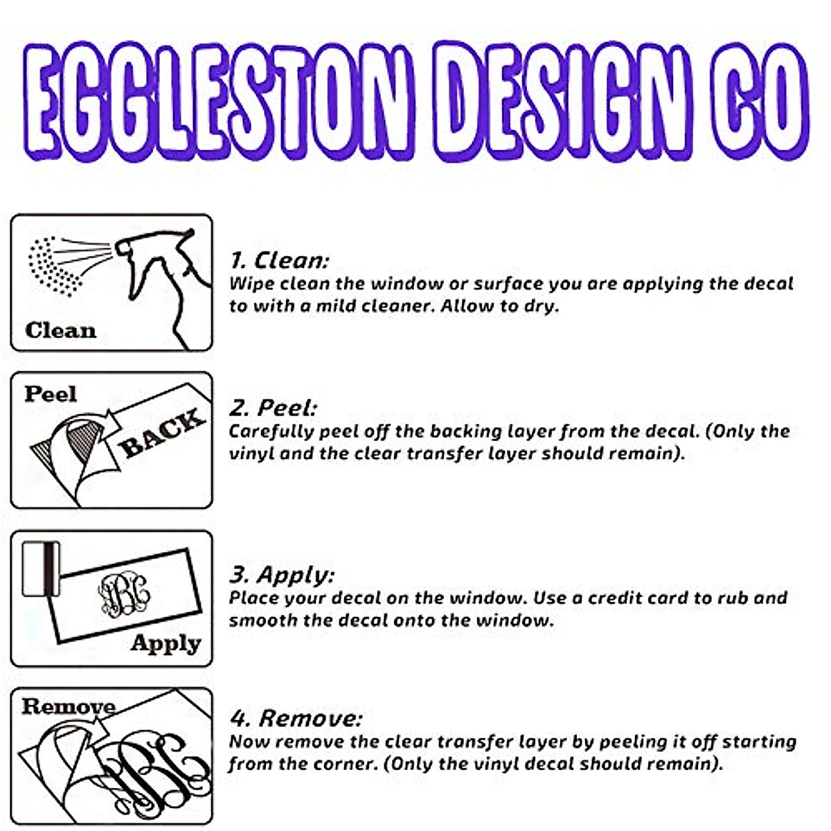 Flour, Coffee, Sugar, Tea Decal Stickers Label for Jars Kitchen Organization Four Pack