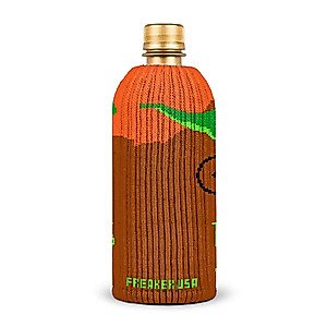 FREAKER Fits Every Bottle Can Beverage Insulator, Stops Bottle Sweat, Lance Tiny Arms Strong Cycling Tyrannosaurus Rex Bike Bicycle