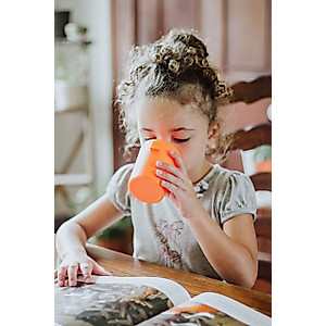 EZTOTZ EZCUP Magnetic Fridge Cups For Kids - USA Made Open Top Toddler Cups For Independent Drinkers - Hanging Plastic Kids Cup For Fridges or Water Coolers - Safe & Non-Toxic