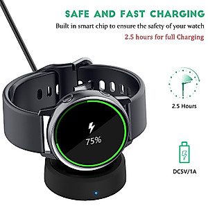 for Samsung Galaxy Watch harger, Fast Charging Magnetic Dock Stand Compatible with Samsung Gear S3 S4 S2