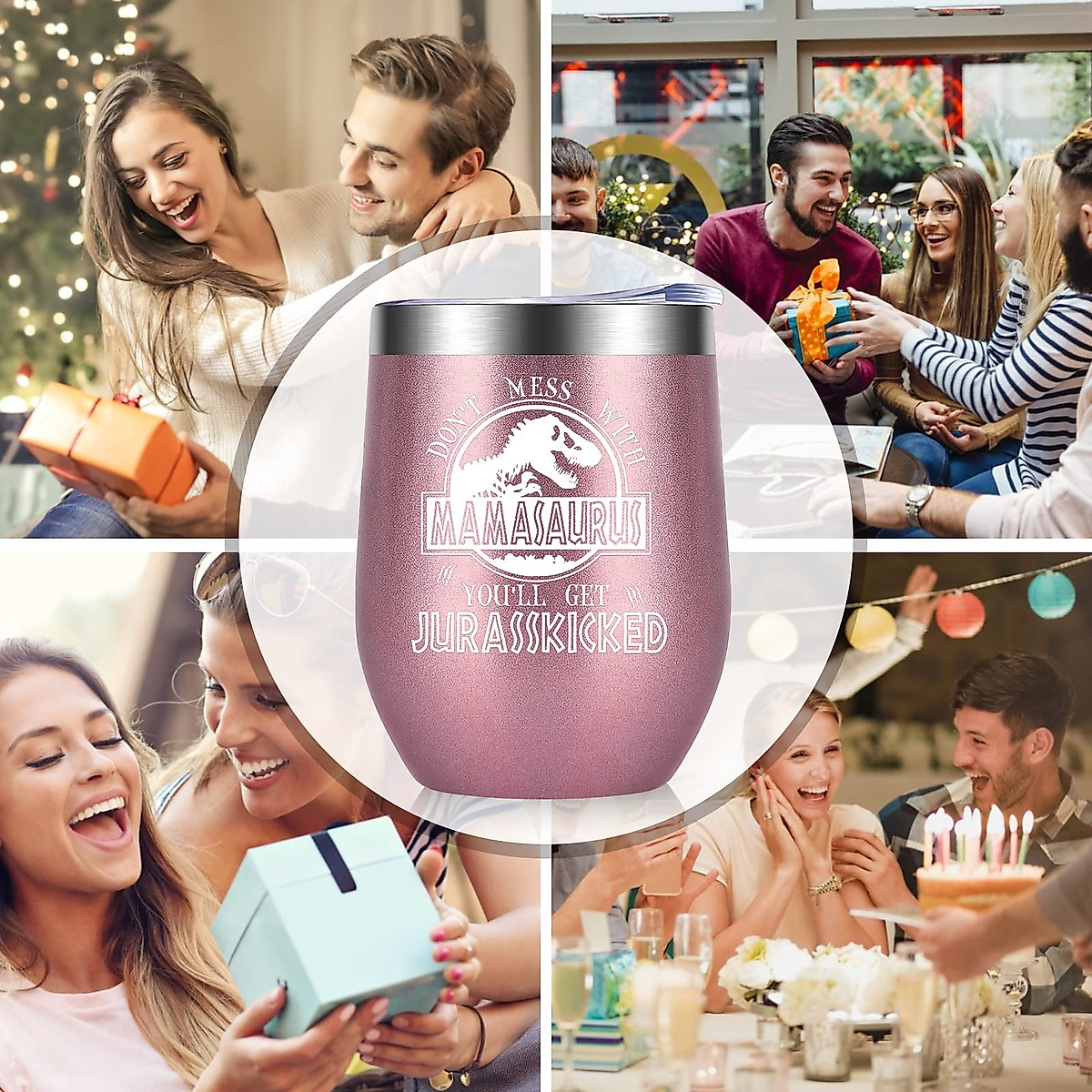 Mothers Day Mom Gifts for Mother Mom in Law, Birthday Gifts for Mom Women Wife Girlfriend Her, Mama Gifts from daughter son, Funny Gifts for Mothers Day - 12 Oz Wine Coffee Tumbler