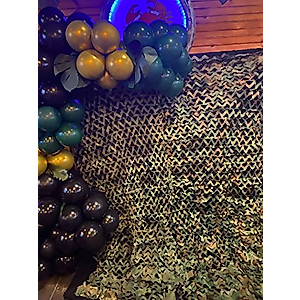 FullLit Camo Netting, Camouflage Netting, Hunting Blind Camo Net, Army Party Decorations, Sunshade Fence Nets, Lightweight, Bulk Roll, Mesh, Great for Camping, Shooting, Photograph, Car Cover, Outdoor