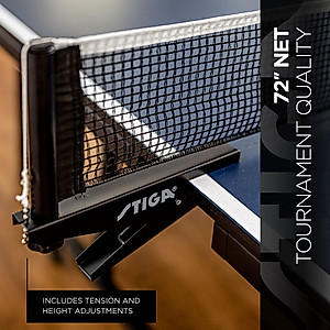 STIGA Advantage Series Ping Pong Tables - 13, 15, 19, and 25mm Tabletops - Quickplay 10 Minute Assembly - Playback Mode - Recreational to Tournament Level