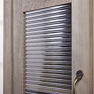 SEASD Retro Style Sideboard Buffet Table, Cupboard Console Table, Kitchen Dining Server Storage Cabinet, Gray Wash