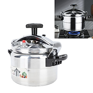 Haofy Large Capacity Pressure Cooker, Aluminum Alloy, Quick Cooking, Anti Stick Coating, Safety Design, Thickened, Commercial Household Use (7L)