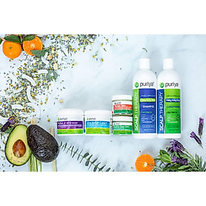 Puriya Sulfate Free Hair Conditioner with Tea Tree Oil, Moisturizing Treatment for Dry, Itchy, Flaky Scalp and Damaged Hair, For Men and Women, 16 Ounce