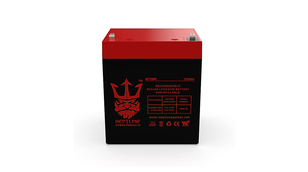 Neptune Razor E100 Replacement Electric Scooter Battery 12V 5AH - 2 ...