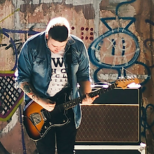 Balanced XLR Cable Female to 1/4" TRS Male - 100 Feet Blue - Pro 3-Pin Microphone Connector for Powered Speakers, Audio Interface or Mixer for Live Performance & Recording