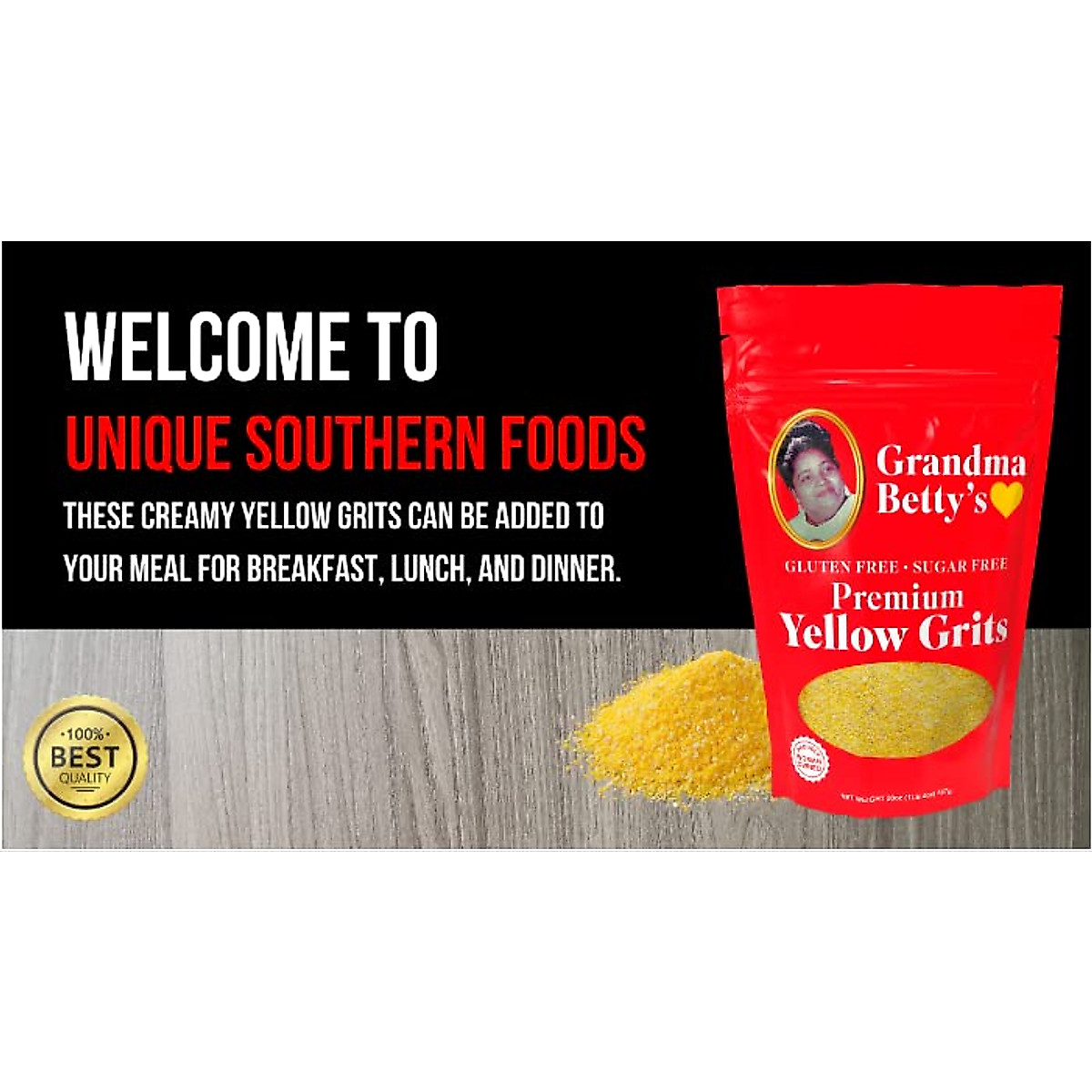 Grandma Betty's Premium Yellow Grits