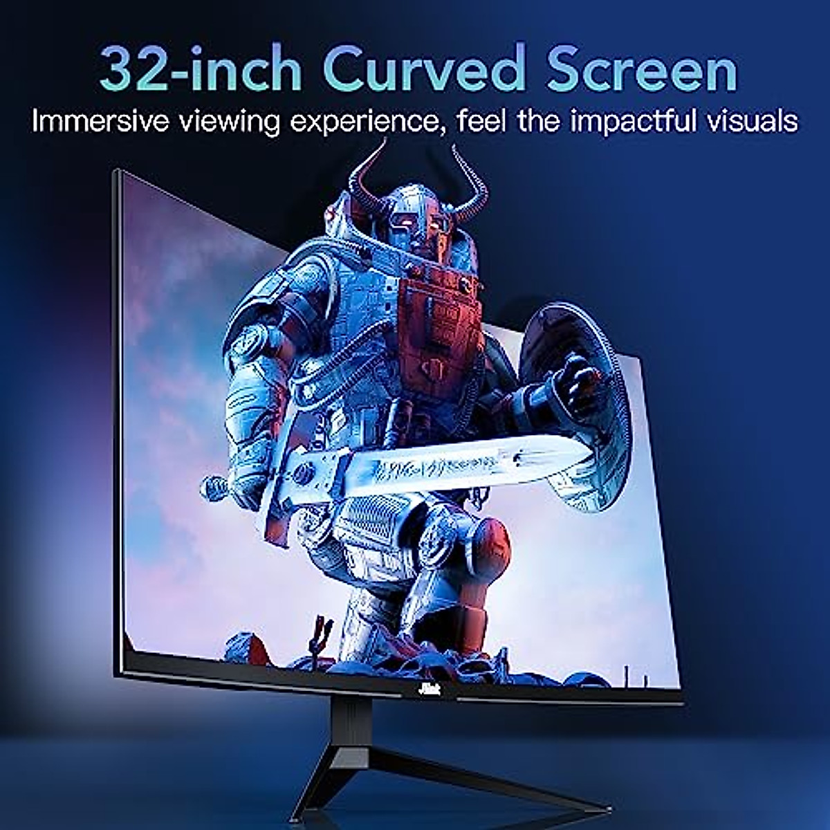 Jlink 32-Inch Curved Gaming Monitor up to 240Hz,1080P Computer Monitor 1500R/1ms(MPRT)/Low Blue Light,Frameless PC Monitor with HDMI DisplayPort, Freesync & G-sync Compatible, Tiltable/VESA Mountable