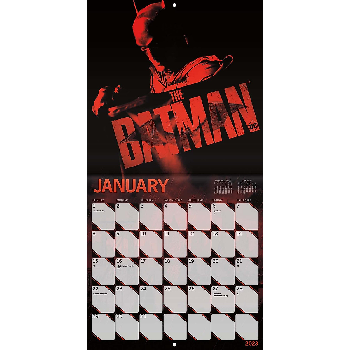 2023 DC Comics The Batman Wall Calendar