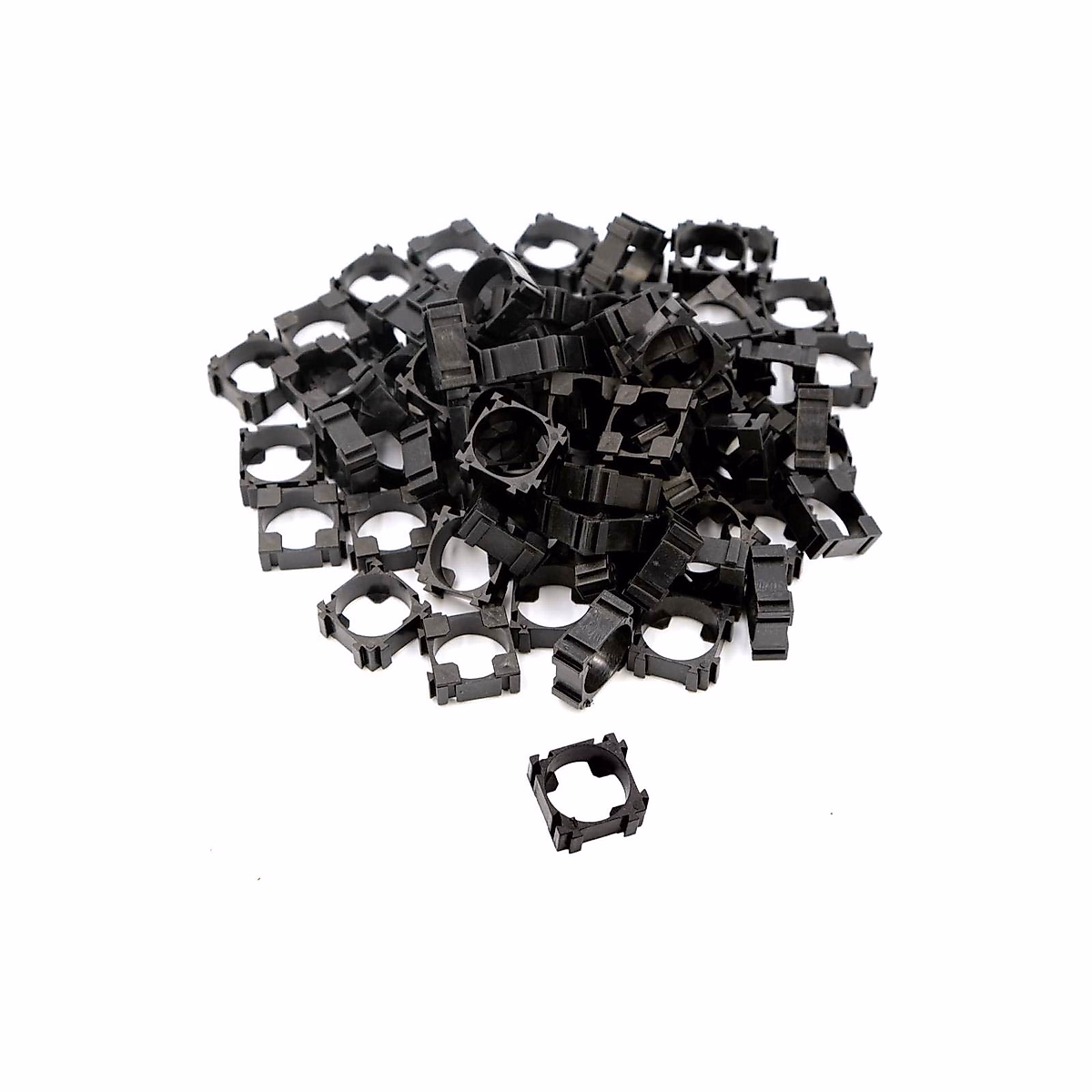 Bestol 3x5 Cell/4x5 Cell/2xCell/3xCell/18x6x50x1 Cell 18x6x50 Batteries Spacer Radiating Shell Plastic Heat Holder Bracket (200pcs 1x1 Bracket)