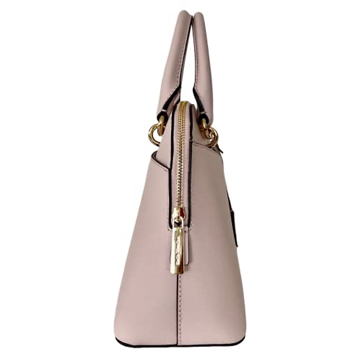 Michael Kors Jet Set Medium Logo Dome Satchel (Powder Blush)