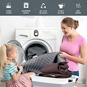 TAOCOCO Anti-Slip Recliner Sofa Cover Couch Covers for Leather Recliner Sofa, Pet Cover for Recliner Sofa, Washable Reclining Furniture Protector with Elastic Straps(3 Seater, Dark Grey)