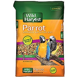 Wild Harvest Advanced Nutrition Parrot 8 Pound Bag,White