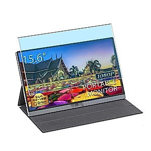 Puccy 2 Pack Anti Blue Light Screen Protector Film, compatible with YAMAZEN 山善 QMM-156 15.6" TPU Guard （ Not Tempered Glass Protectors ） New