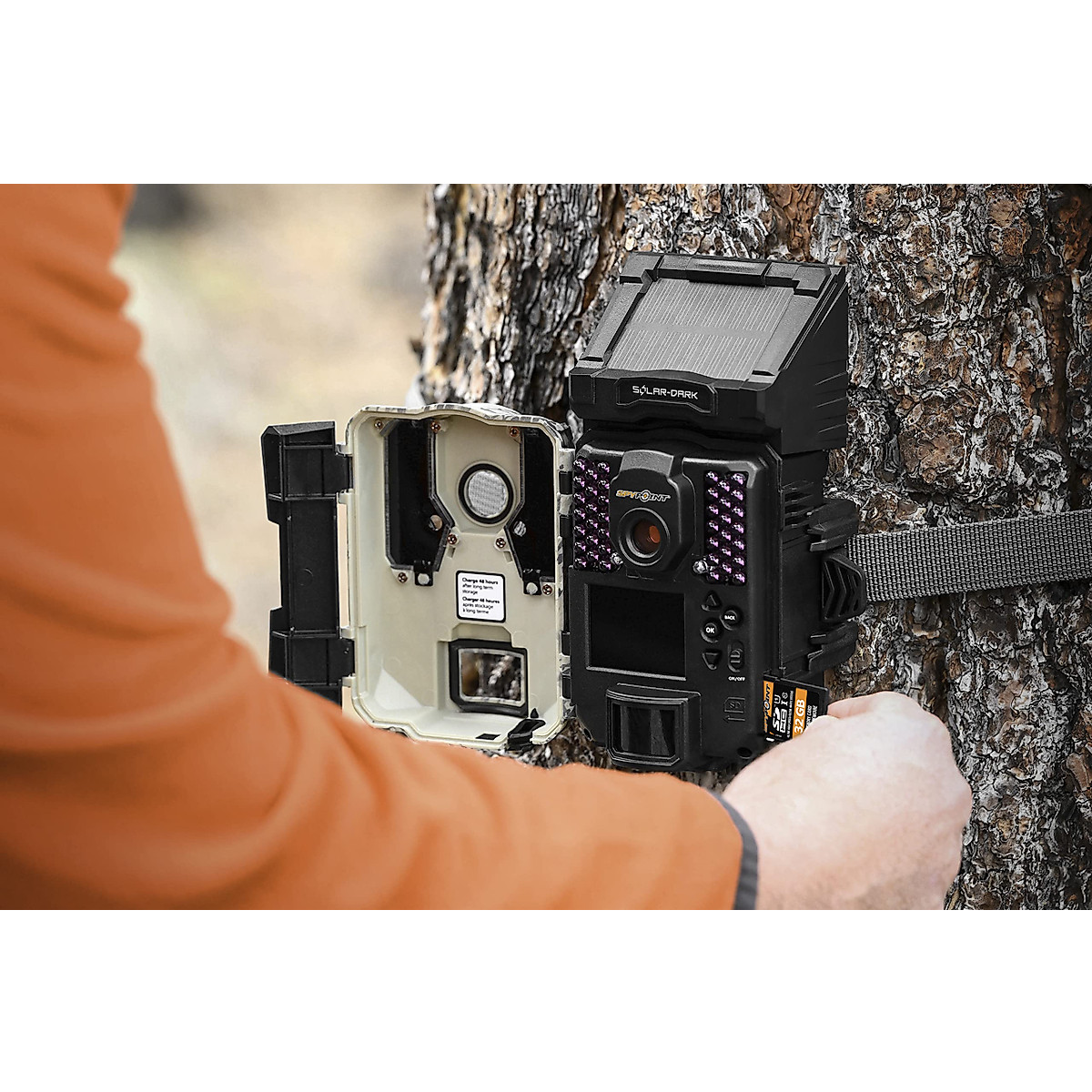 SPYPOINT 32GB Micro SD Memory Card trail for cameras | Adapter Media Storage for Trail and Game Cameras Designed | Used in Hunting and Trail Cams (Class 10 speed)