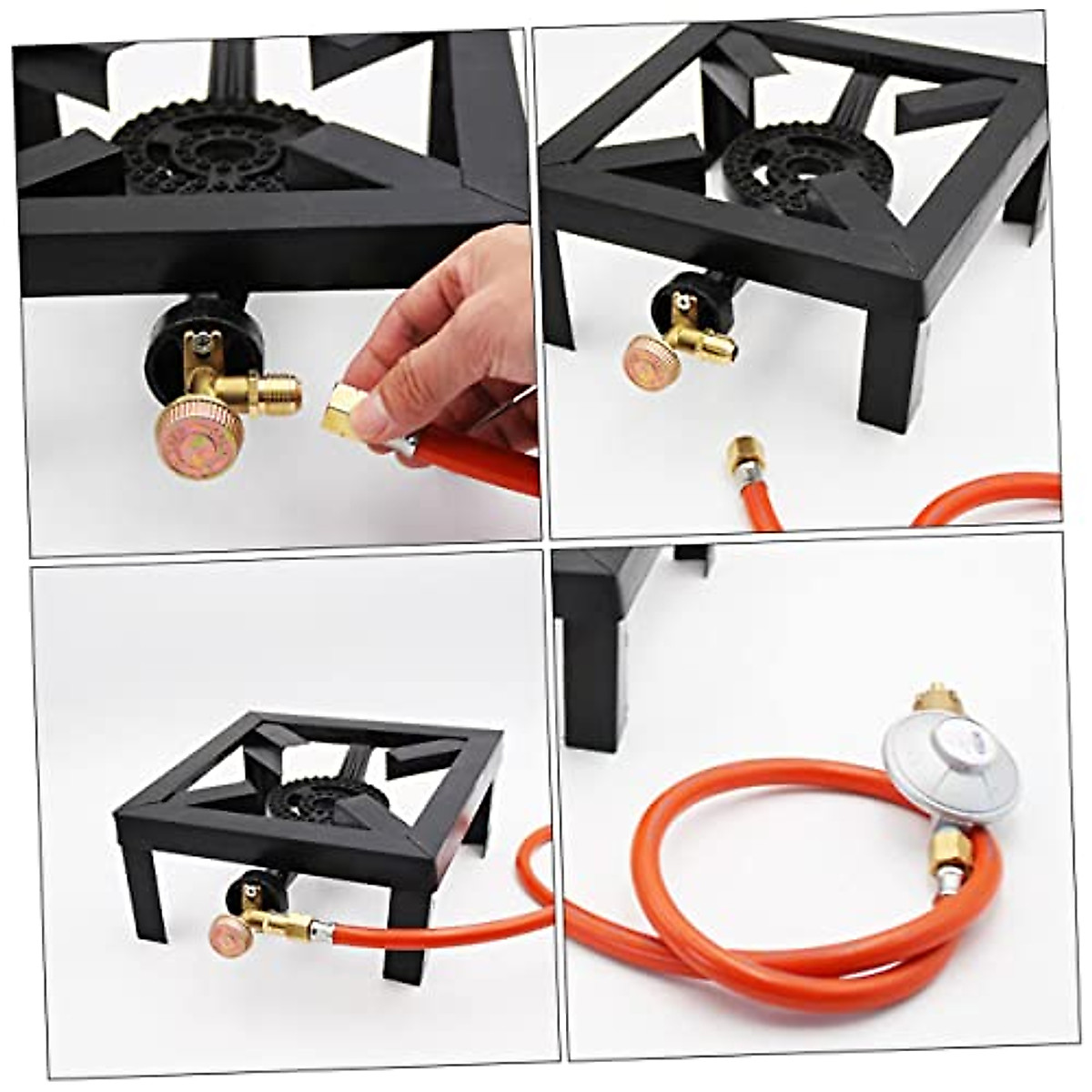 VANZACK 1 Set Gas Stove Outdoor Stove Gas Stove Portable Outdoor Bbq Cast Propane Cooker Cast Iron Propane Lpg Gas Cooker Portable Stove Burner Propane Burner Gas Stove Burner Furnace Tank