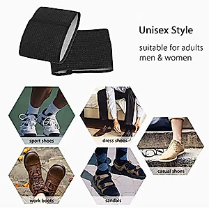 Baygoty 8 Pack Plantar Fasciitis Relief - Foot Arch Support Compression Sleeves/Braces with Gel Pads, Flat Foot Pain Relief Copper Arch Support, Gift for Women Men