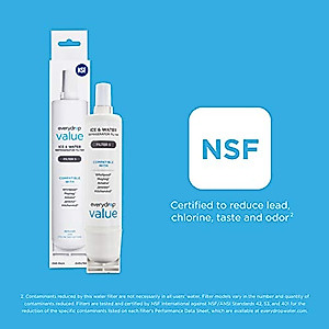 Everydrop Value by Whirlpool Ice and Water Refrigerator Filter 5, EVFILTER5, 1 Pack
