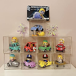 Acrylic Box,4 Packs 4x4x4 Inch Clear Boxes with Lids Transparent Display Square Cube Storage Organizer Containers Boxes Easter Party Cake Candy Box Wedding Birthday Decorative Boxes