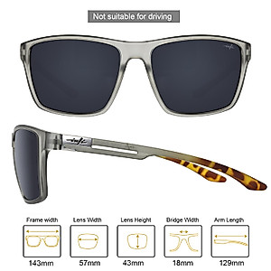 INFI Category 4 Polarized Sunglasses Men Women Very Dark Lens UV400 Protection for Sensitive Fishing Hiking Sports Glasses