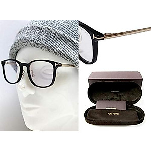 Eyeglasses Tom Ford FT 5594 -D-B Asian fit 001 Shiny Black, Rose Gold/Blue Blo