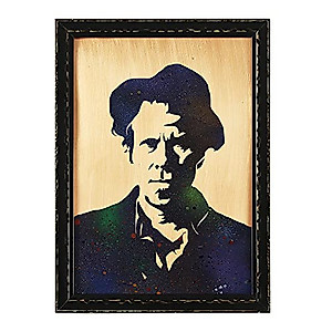 Tom Waits Wall Art. Portrait, Music Lover Gift, Metal Artwork. A Groundbreaking New Way to Display Your Preferred Art on Brass or Copper. Bar, Restaurant Decor, Poster, Man Cave