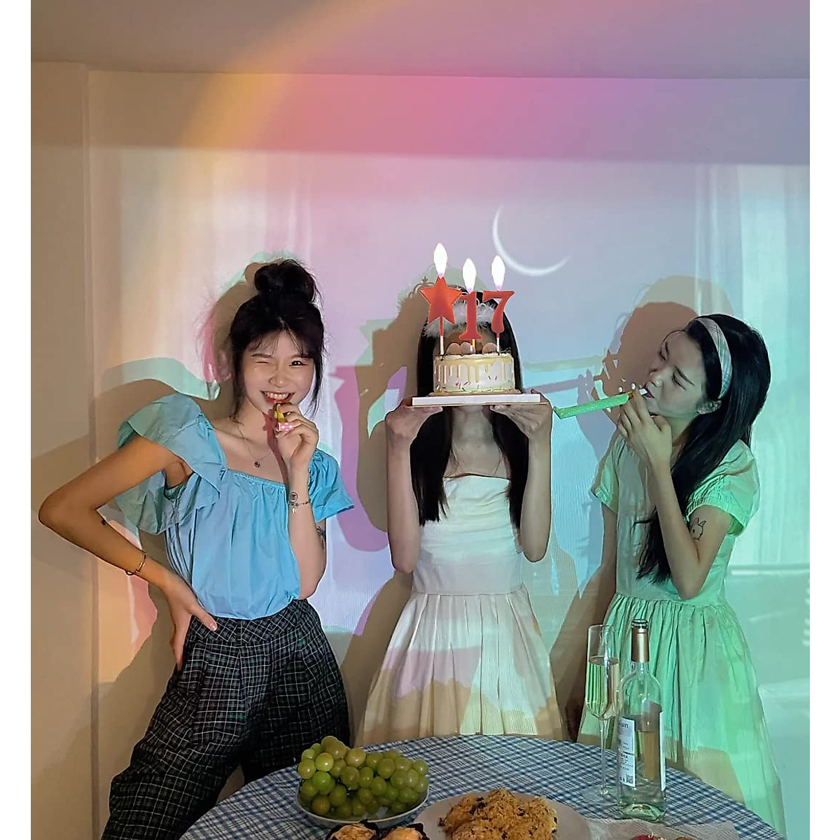 2.75in Number 1 Red Birthday Candles, Glitter Red Happy Birthday Cake Cupcake Toppers Decoration and Celebrating for Adults/Kids Party Baking (2.75in Red Number 1)