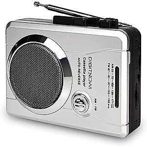 DIGITNOW!AM/FM Portable Pocket Radio and Voice Audio Cassette Recorder,Personal Audio Walkman Cassette Player with Built-in Speaker and Earphone