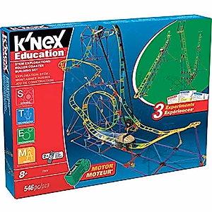 K'NEX Education ‒ STEM Explorations: Roller Coaster Building Set – 546 Pieces – Ages 8+ Construction Education Toy