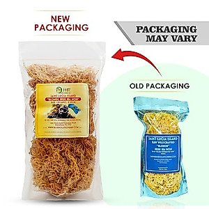 BUIE HOLISTIC HERBS Golden Irish Sea Moss, Pure Wildcrafted, Nutrient-Rich, Dr. Sebi Inspired - Makes 120+ oz Gel | Pure & Natural Raw Gold Irish Sun - Dried Sea Moss for Health & Wellness / (8 oz)