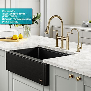 KRAUS Allyn 100% Lead-Free Kitchen Water Filter Faucet in Brushed Gold, FF-102BG