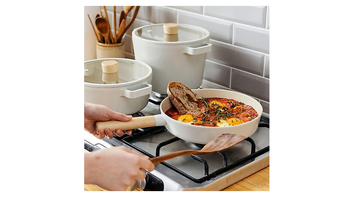 FIKA 3-Piece Nonstick Stir Fry Pan Set - Healthy Cooking