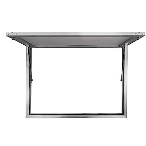 RecPro Concession Stand Serving Window Door - Concession Awning Door for Food Trucks *Glass not Included* (60" x 36") | Made in America