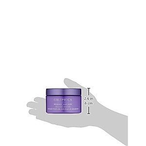 Obliphica Seaberry Hair Mask - Deep Conditioning Hydrating Treatment for Dry and Damaged Hair - Moisturizing Hair Repair and Growth Mask for Medium, Coarse, and Color-Treated Hair - 8.5 Ounces