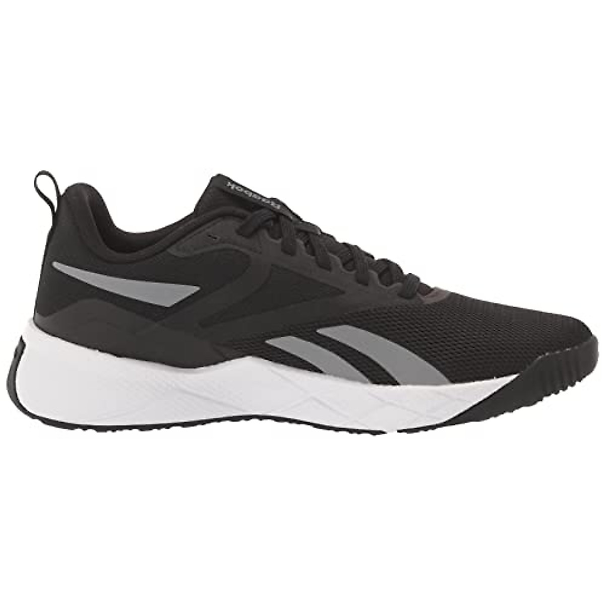 Reebok Women's NFX Cross Trainer, Black/Pure Grey/White, 7.5