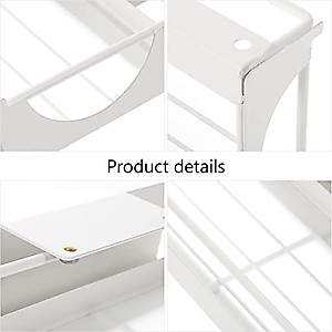 Alipis Clear Shelves Sliding Under Sink Organizers Pull Out Cabinet Organizer Storage Carbon Steel Sink Storage Drawer Shelf for Kitchen Bathroom Organizer White Storage Drawers
