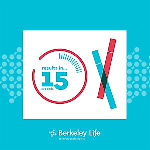 Berkeley Life Nitric Oxide Test Strip Used Worldwide by Olympians & Elite Athletes - Take Control of Your Heart Health Measure, Manage, & Optimize Blood Flow & Oxygen Delivery in Your Body - 50 Count