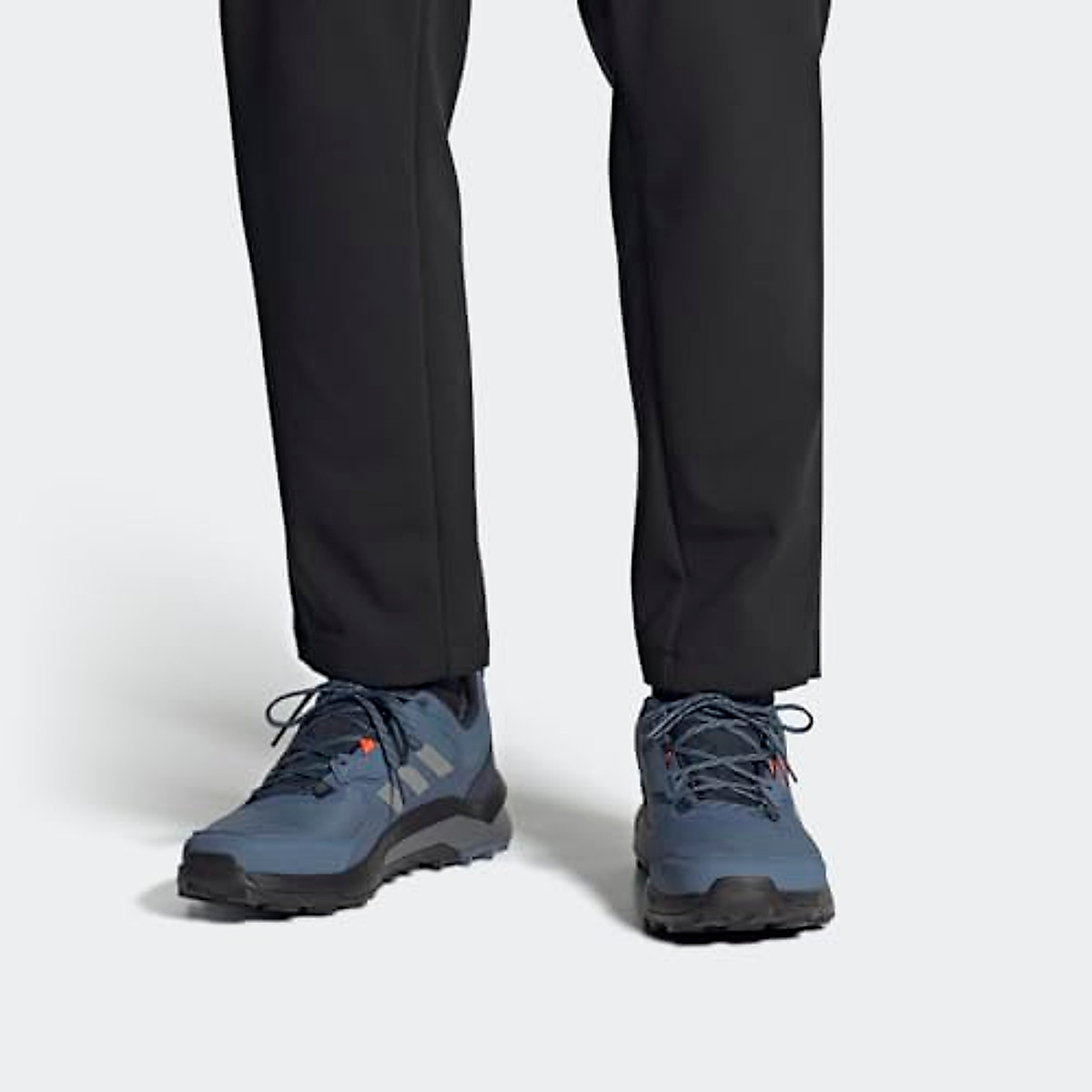 adidas Men's Terrex Ax4 Gore-tex Hiking Shoes Sneaker, Wonder Steel/Grey/Impact Orange, 10