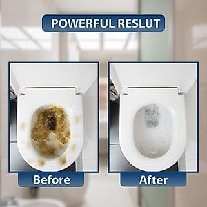 Ring King Toilet Bowl Cleaners | 64oz Toilet Bowl Cleaner Liquid Fast Acting Bathroom Cleaner For Calcium, Water, Rust, Red Clay & Lime Stains – No Scrubbing